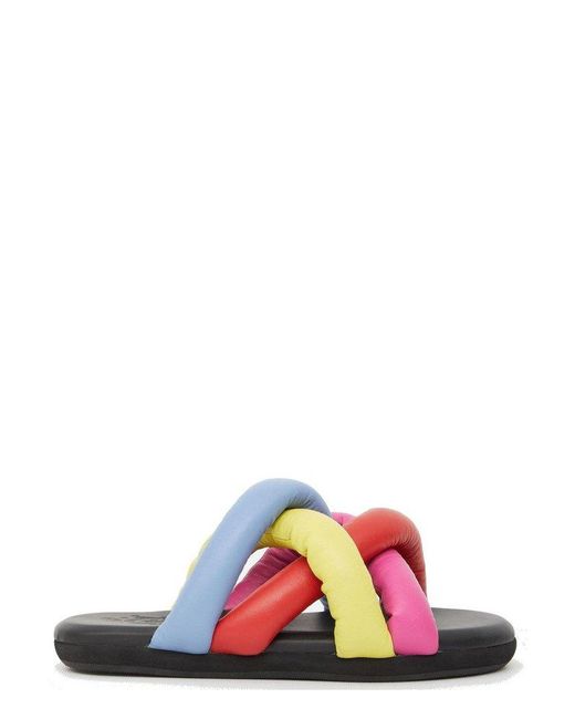 Moncler Genius Leather Slip-on Sandals | Lyst Canada