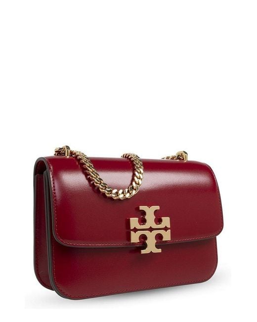 Tory Burch Eleanor Small Convertible Shoulder Bag in Red | Lyst