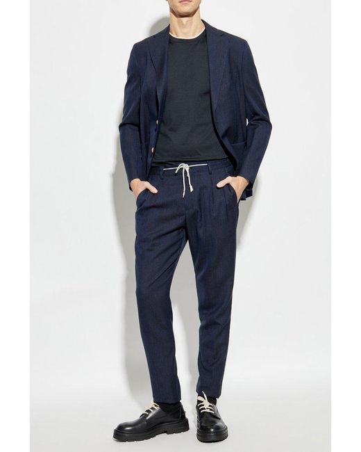 Eleventy Classic Tailored Suit in Blue for Men | Lyst UK