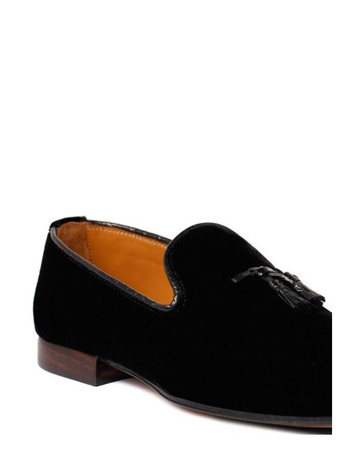 Tom Ford Bailey Tassel Detailed Loafers in Black for Men | Lyst