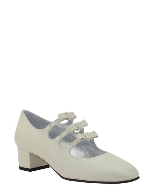 CAREL PARIS Kinette Mary Jane Pumps in White | Lyst
