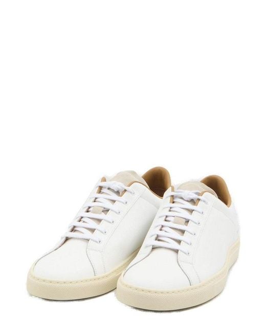 Common Projects Retro Low-Top Profile Sneakers in White for Men | Lyst