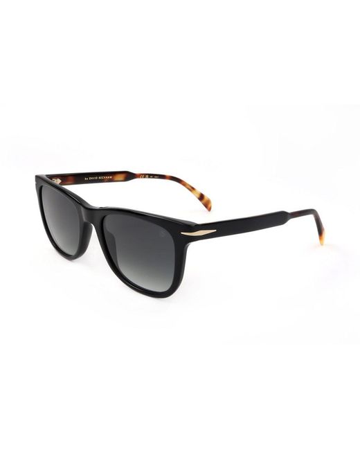 David Beckham Square Frame Full Rim Sunglasses in Black for Men | Lyst UK
