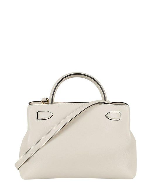 Mulberry Medium Islington Top Handle Bag in Natural | Lyst