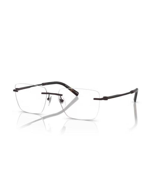 BVLGARI Rectangle Frameless Glasses in Metallic for Men | Lyst
