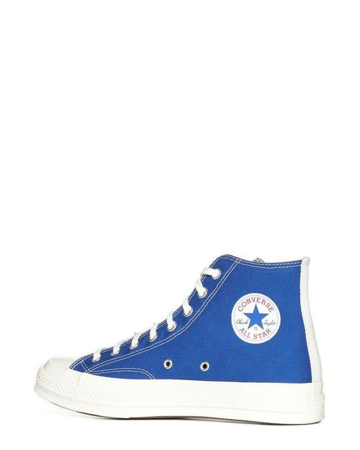 COMME DES GARÇONS PLAY X Converse High-Top Lace-Up Sneakers in Blue for ...