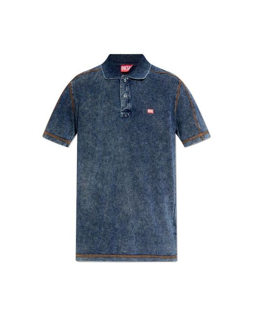 DIESEL Polo 'T-Swind' in Blue for Men | Lyst