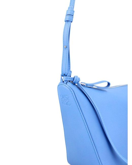 Loewe Hammock Mini Hobo Bag in Blue | Lyst Loewe Hammock Mini Hobo Bag in Blue | Lyst