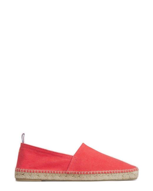 Castañer Pull-Tab Slip-On Espadrilles in Red for Men | Lyst