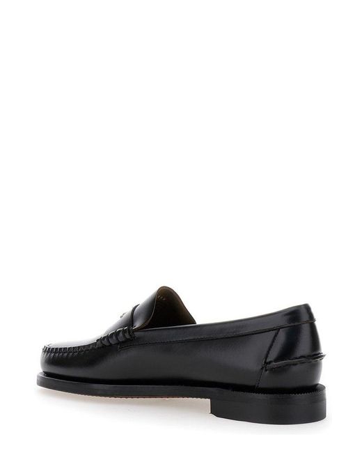 Sebago Dan Slip-On Loafers in Black for Men | Lyst