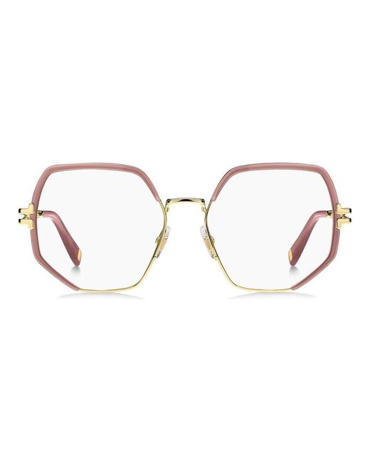 Marc Jacobs Hexagonal Frame Glasses in Black | Lyst