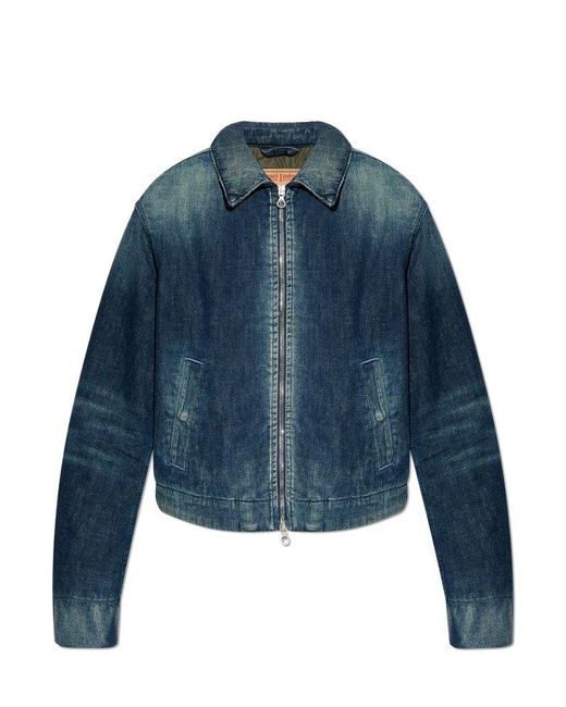 DIESEL Denim Jacket De-Nova, ' in Blue | Lyst UK