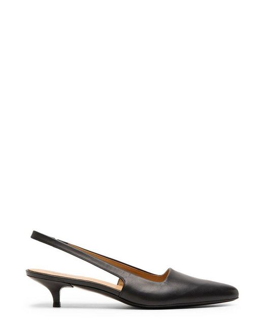 Marsèll Longiforma Slingback Pumps in Black | Lyst