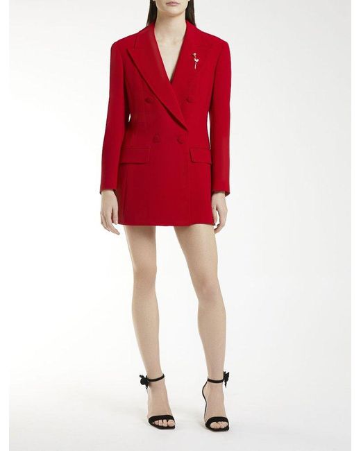 Marella X Emily Ratajkowski Iconic Blazer in Red | Lyst UK