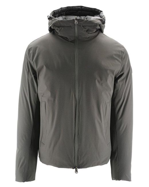 Colmar Zip-Up Reversible Hooded Puffer Jacket in Gray for Men | Lyst