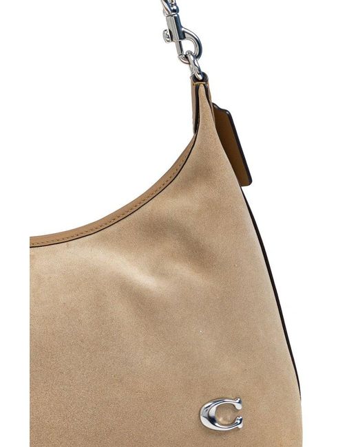COACH Shoulder Bag 'Juliet' in Natural | Lyst