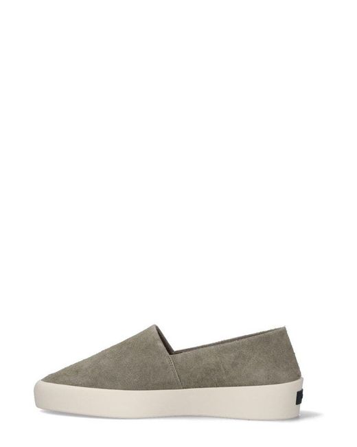 Fear Of God Logo Patch Slip-On Espadrilles in Green for Men | Lyst