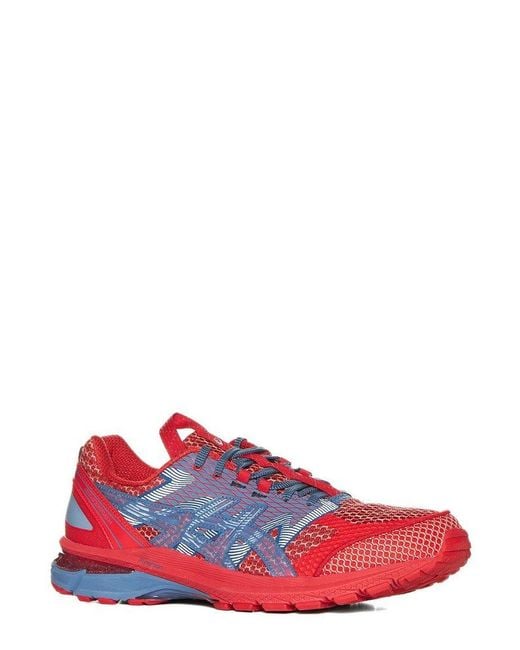 Asics S Gel-Terrain Lace-Up Sneakers in Red | Lyst
