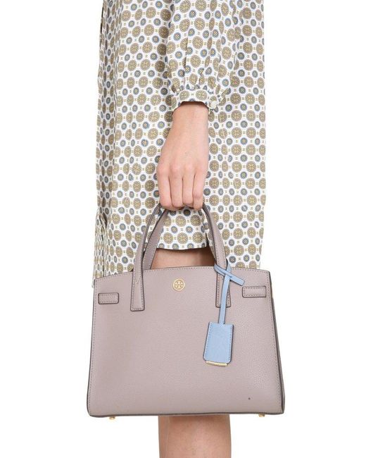 Tory Burch Walker Small Satchel Bag in Pink | Lyst