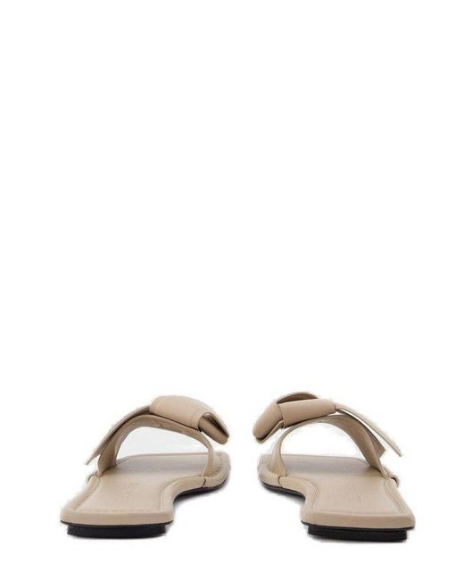 Acne Studios Square Frame Slides in Natural | Lyst