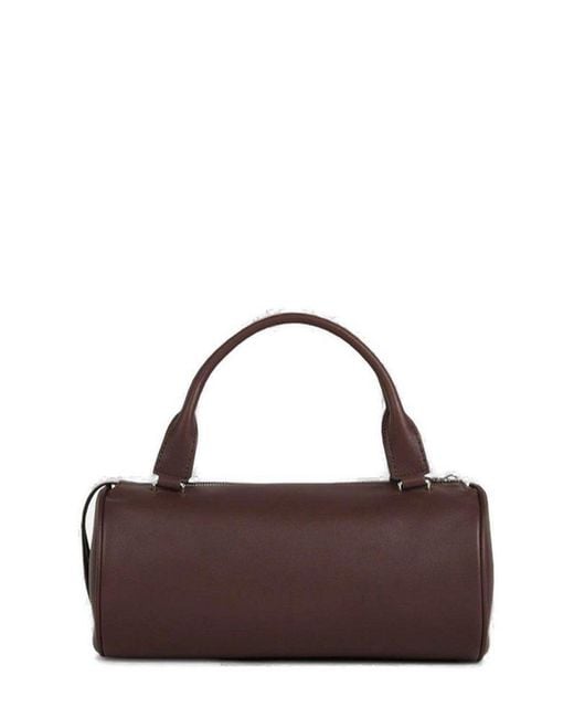 The Row Edith Zip-Up Tote Bag in Brown | Lyst