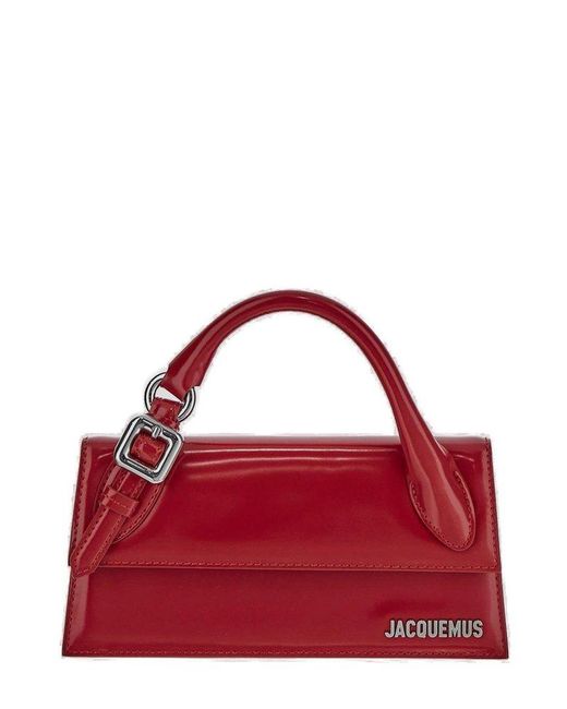 Jacquemus Le Chiquito Long Boucle Top Handle Bag in Red | Lyst