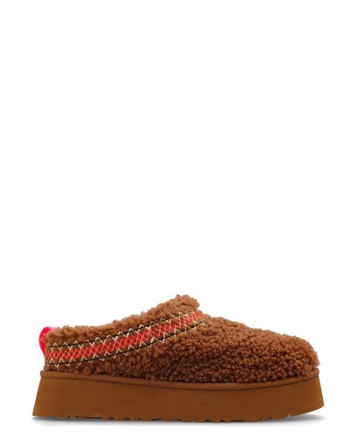 UGG Tazz "heritage Braid" Slippers in Brown | Lyst