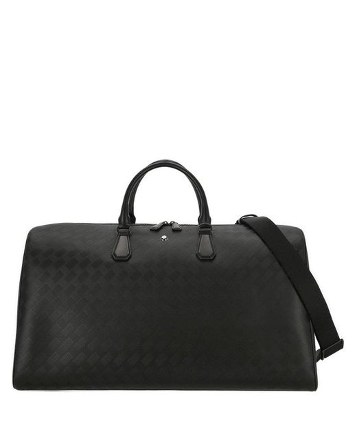 Montblanc Black Leather Bag for Men | Lyst