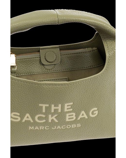Marc Jacobs The Mini Logo Patch Sack Bag in Green | Lyst