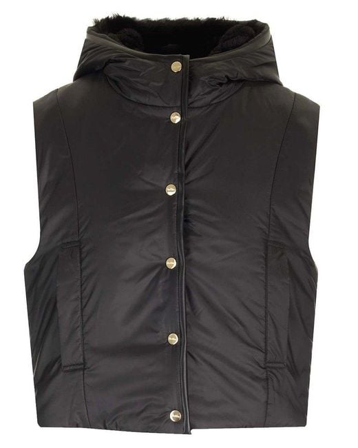Max Mara Reversible Vest "felix in Black | Lyst