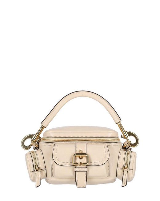 Chloé Camera Small Shoulder Bag in Natural | Lyst