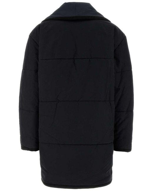 Isabel Marant Gally Quilted Down Coat in Blue | Lyst