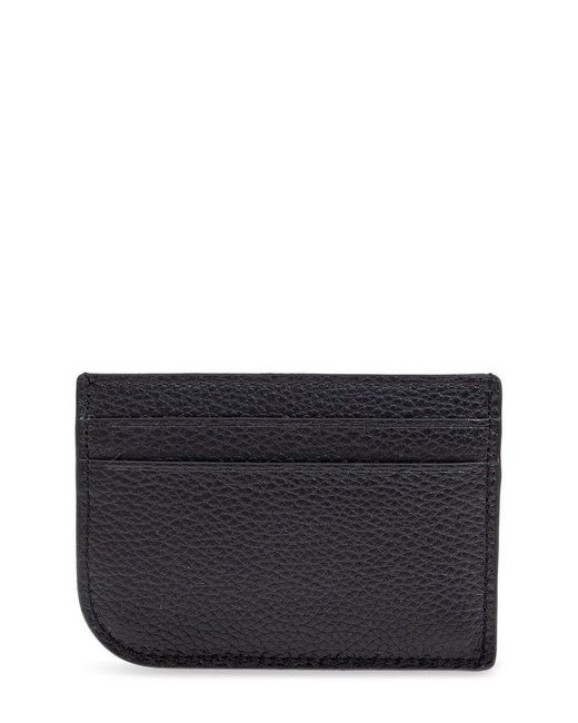 McQueen Stud Embellished Card Holder in Black for Men | Lyst UK