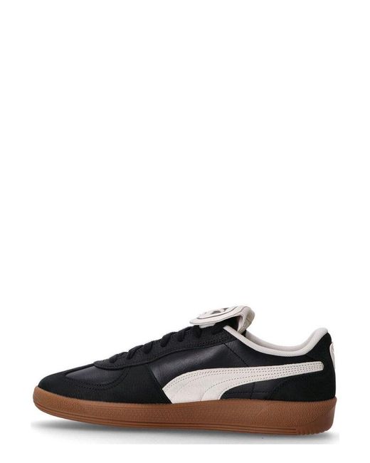 PUMA Palermo Premium Low-top Sneakers in Black for Men | Lyst