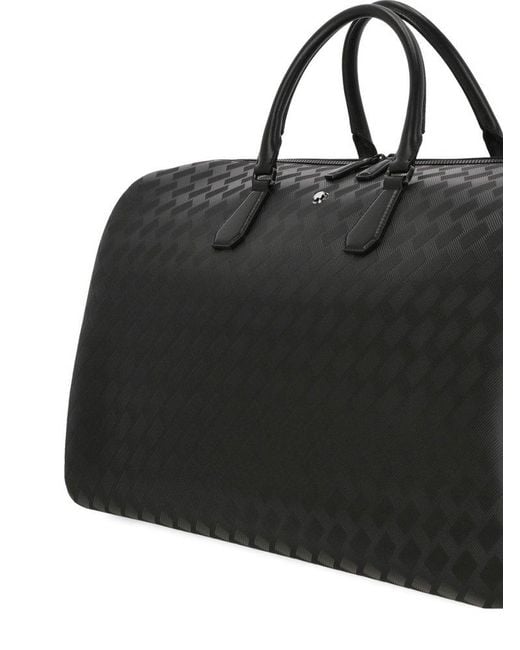 Montblanc Black Leather Bag for Men | Lyst
