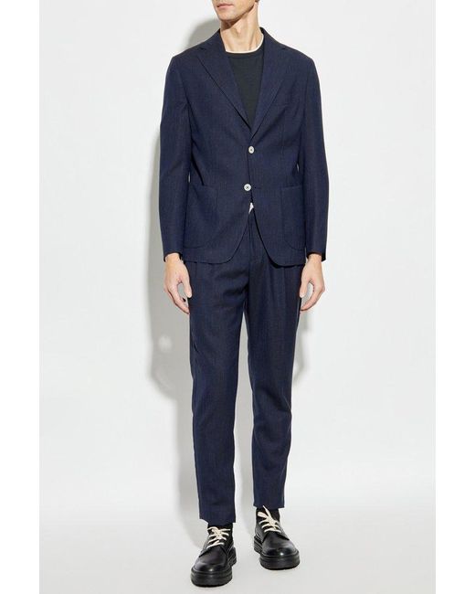 Eleventy Classic Tailored Suit in Blue for Men | Lyst UK