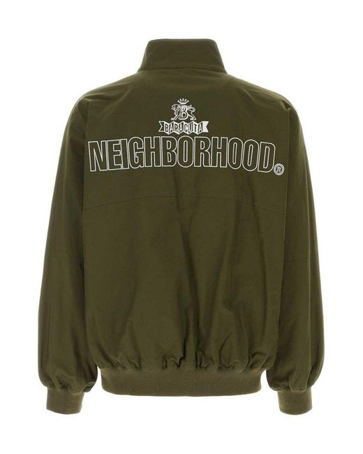 Baracuta England Neighborhood Logo Jacket in Green for Men | Lyst