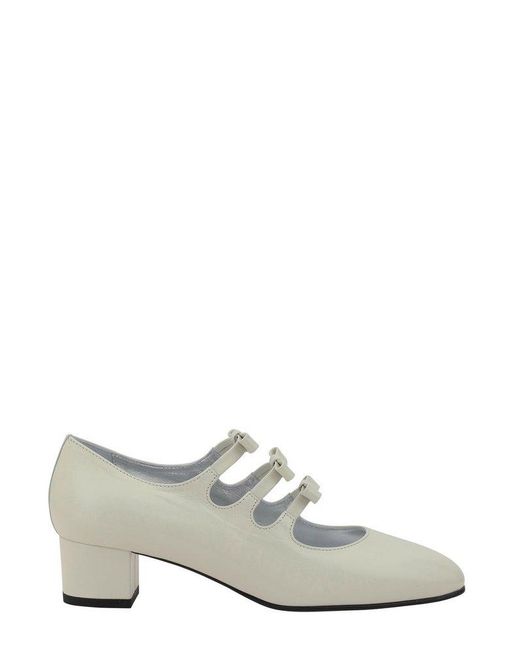 CAREL PARIS Kinette Mary Jane Pumps in White | Lyst