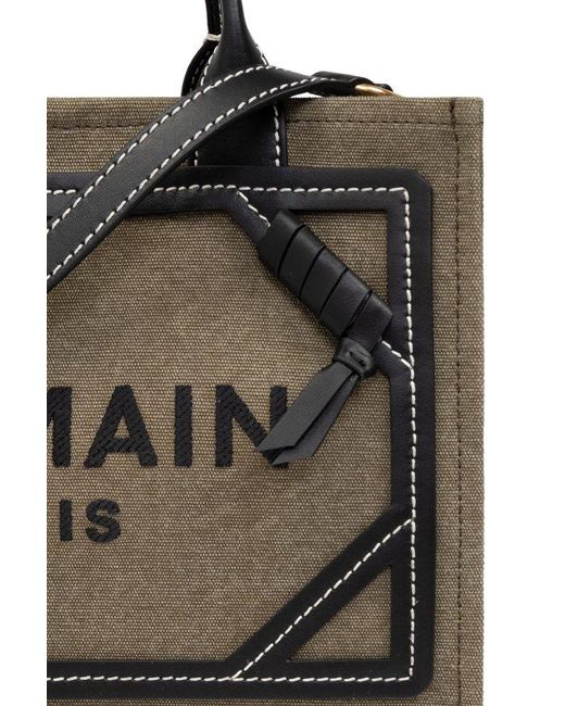 Balmain Shopper Bag in Green | Lyst