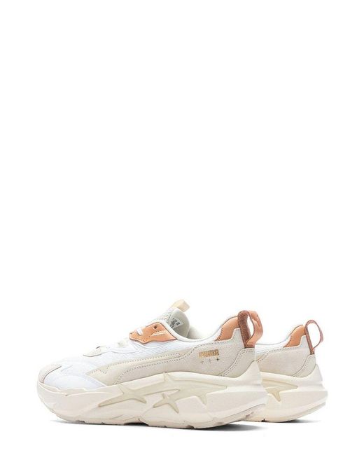 PUMA Spina Nitro Premium Low-Top Sneakers in White | Lyst