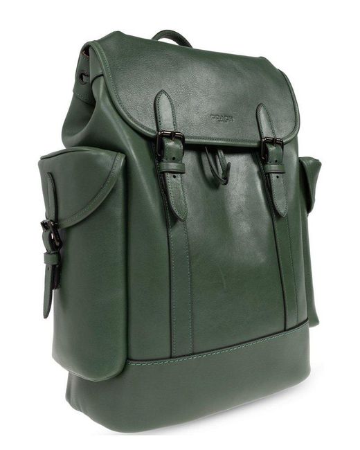 COACH Hitch Backpack in Green for Men | Lyst