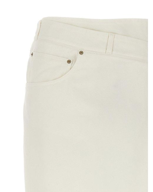 Loewe Deconstructed Skirt Skirts in White | Lyst