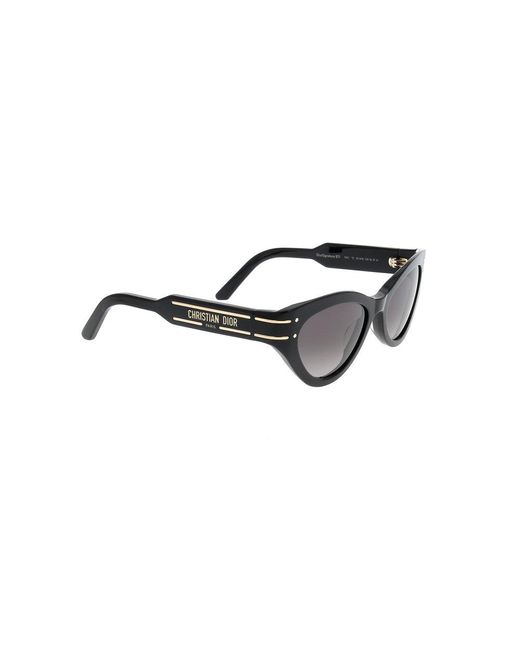 Dior Diorsignature B7i Butterfly Sunglasses In Black Lyst