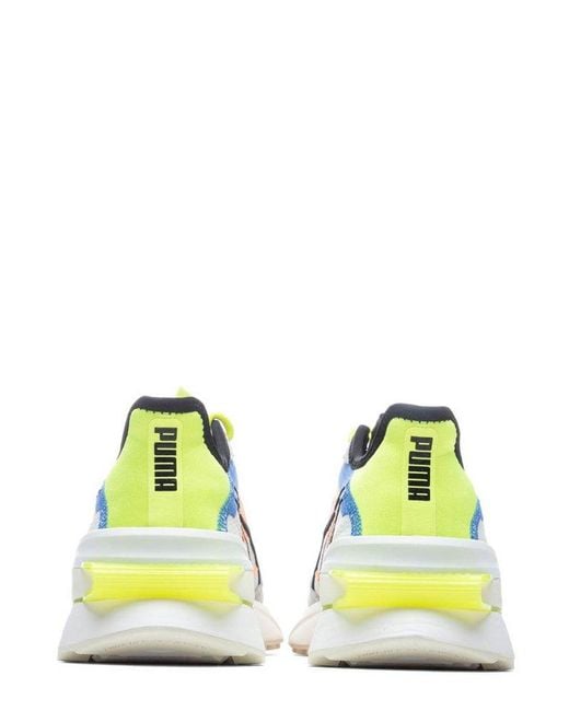 PUMA Powerframe Op-1 Tech Abstract Sneakers in White for Men | Lyst