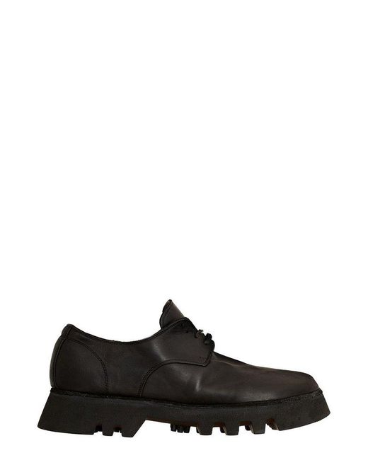 Guidi Chunky Sole Zoomorphic Derby Shoes in Black for Men | Lyst