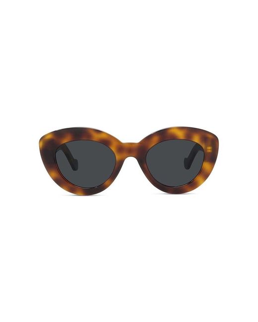 Loewe Cat Eye Frame Sunglasses In Brown Lyst
