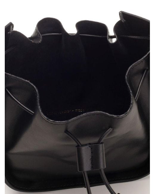 Forte Forte Compact Bucket Bag in Black | Lyst