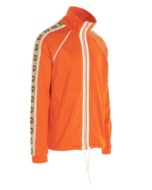 Gucci Synthetic Technical Jersey Oversize Jacket in Orange for Men - Save 39% - Lyst