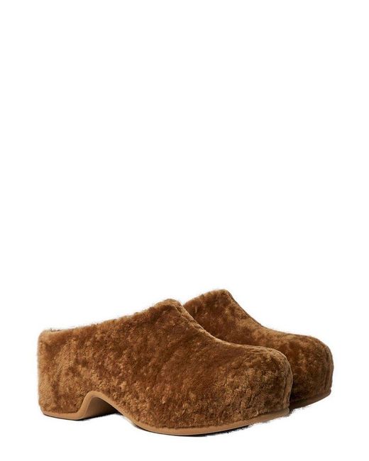 Dries Van Noten Block Heel Clogs in Brown for Men | Lyst