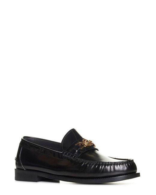 Versace Medusa '95 Slip-On Loafers in Black for Men | Lyst
